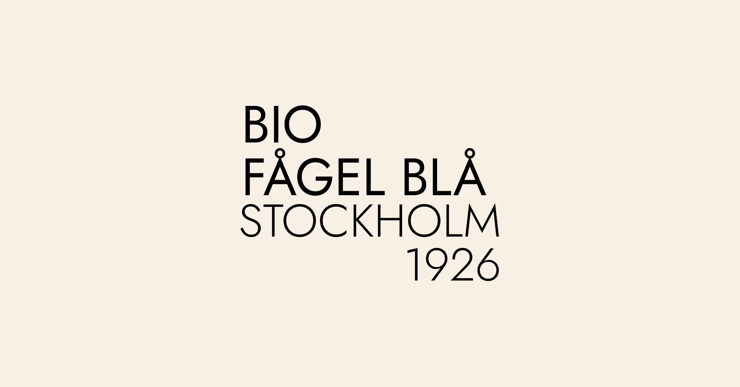 Program - Bio Fågel Blå